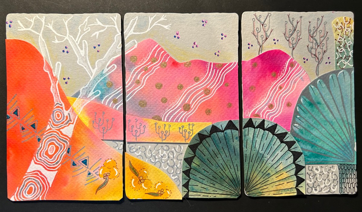 Zentangle collage – Danigirlart