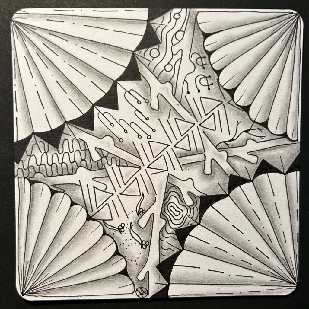 Zentangle collage – Danigirlart