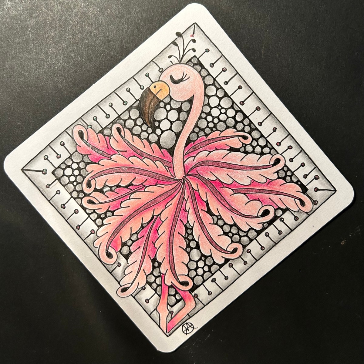 Pain & Zentangle – Danigirlart